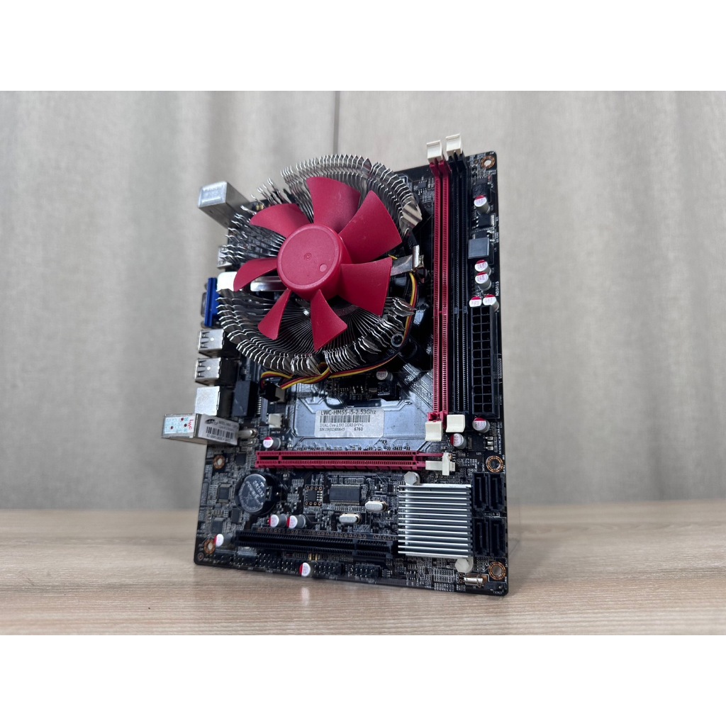 ชุดเมนบอร์ด(mainboard+cpu) LWC Longwell H55M +cpu i5 m480 (socket 1156 ...