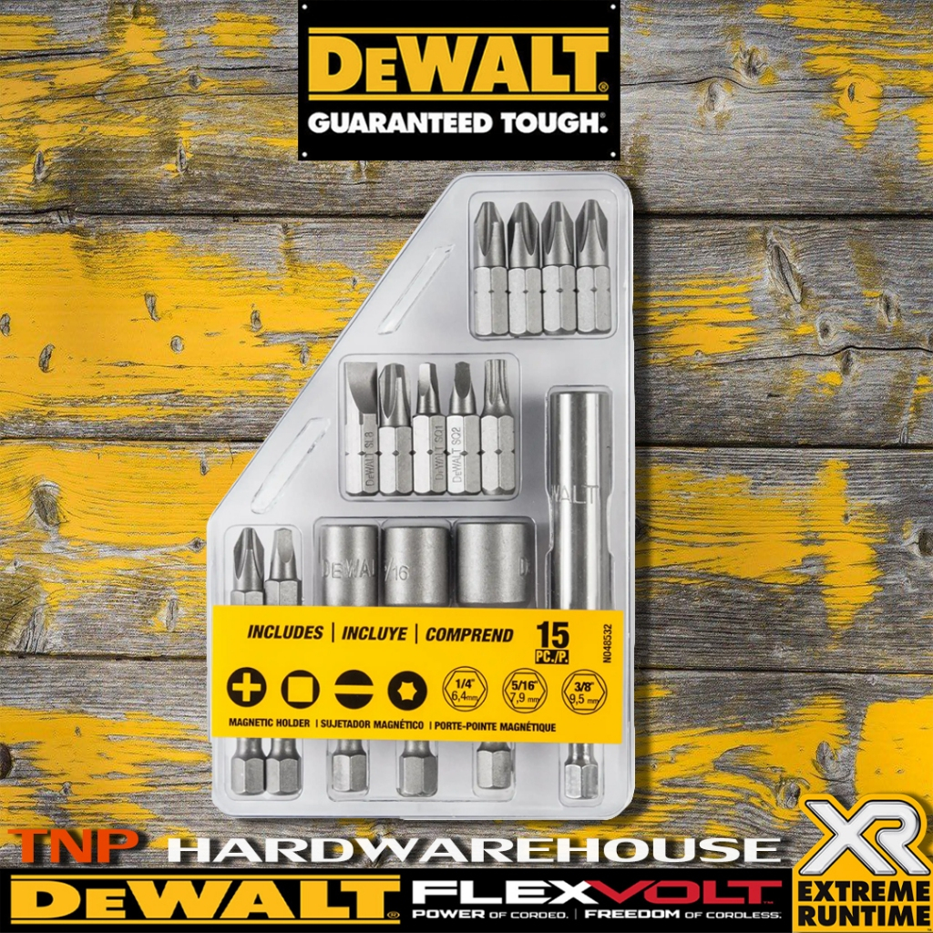 DEWALT ชุดดอกไขควง สำหรับขันสกรู สำหรับDCF601 (รุ่นนี้ไม่รองรับระบบขัน ...