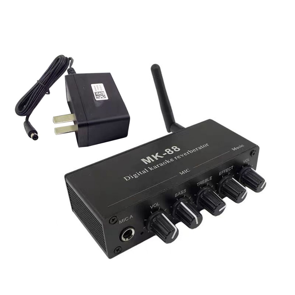 SKYSOUND ปรีไมค์เอฟเฟคแท้ mk88 มีบูลธูทในตัว. MK 88 เครื่องมิกเซอร์คาราโอเกะ อลูมิเนียมอัลลอยด์ ...