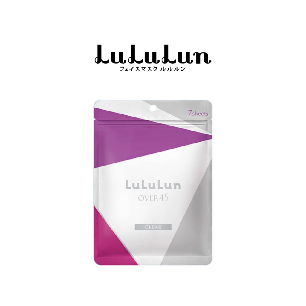 Lululun Over 45 Clear Face Mask 7 sheets ลูลูลูน มาส์กหน้า | Shopee ...