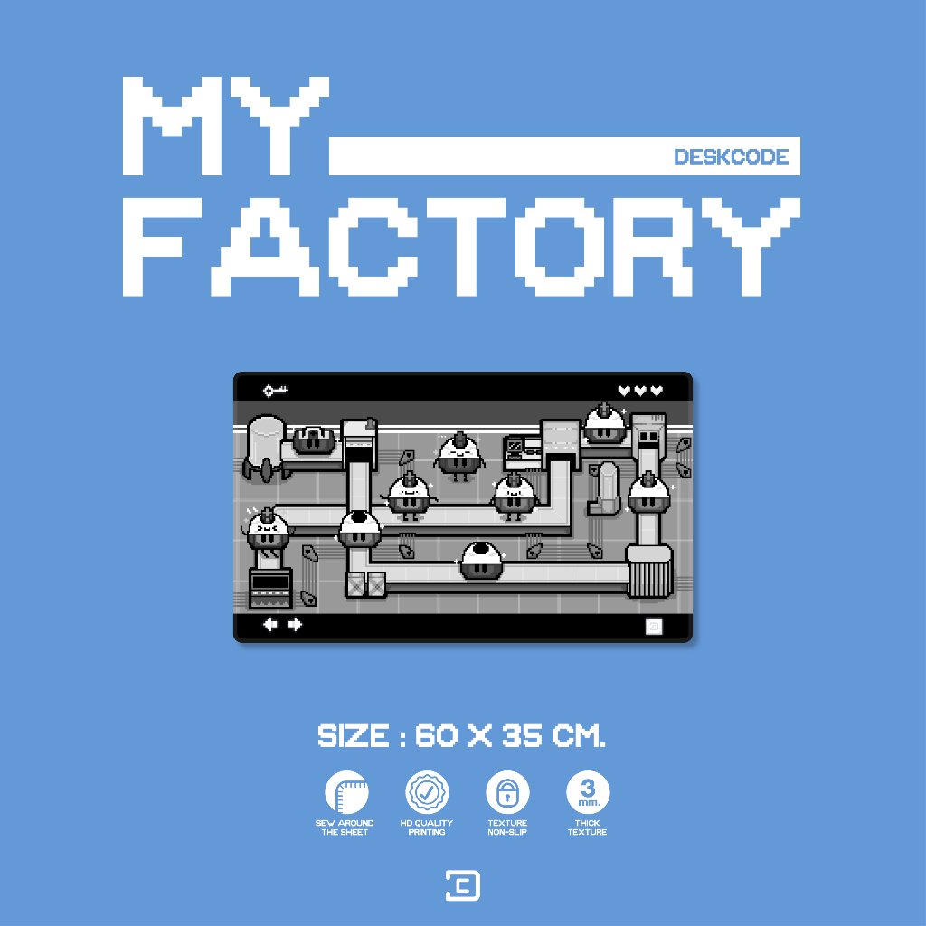 [ DESKCODE ] แผ่นรองเมาส์ My Factory - DESKMAT COLLECTION แผ่นขนาดใหญ่ 90x40 80x30 60x35 และ ...