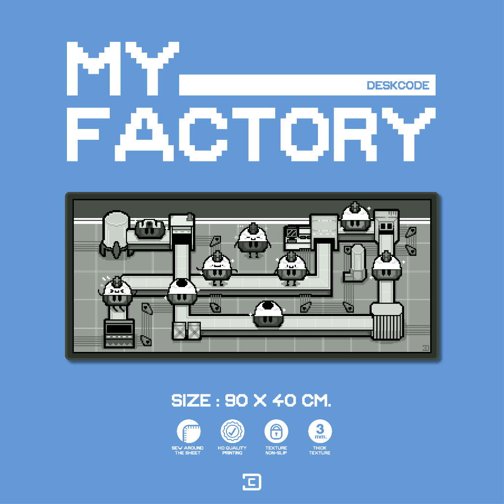 [ DESKCODE ] แผ่นรองเมาส์ My Factory - DESKMAT COLLECTION แผ่นขนาดใหญ่ 90x40 80x30 60x35 และ ...
