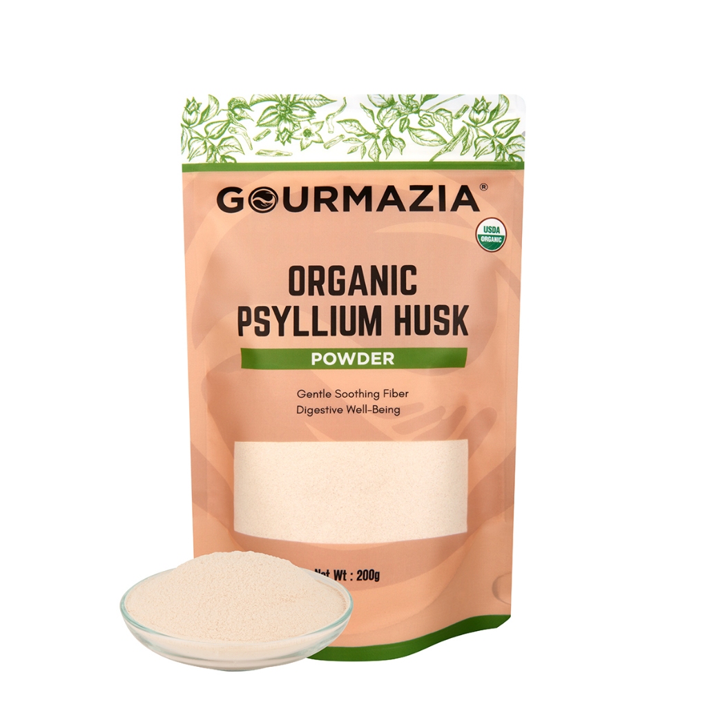 Gourmazia Psyllium Husk Powder, Easy Mixing Dietary Fiber, Cleanse Your ...