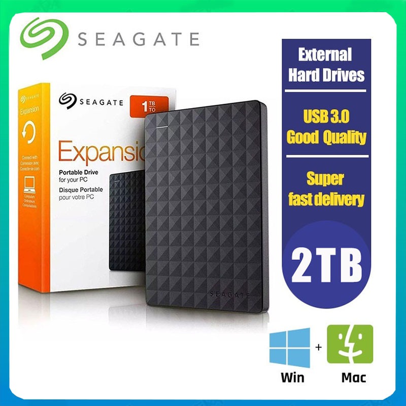 Seagate External Harddisk 2TB/1TB USB3.0 Hard Drives HDD ฮาร์ดไดรฟ์ ...