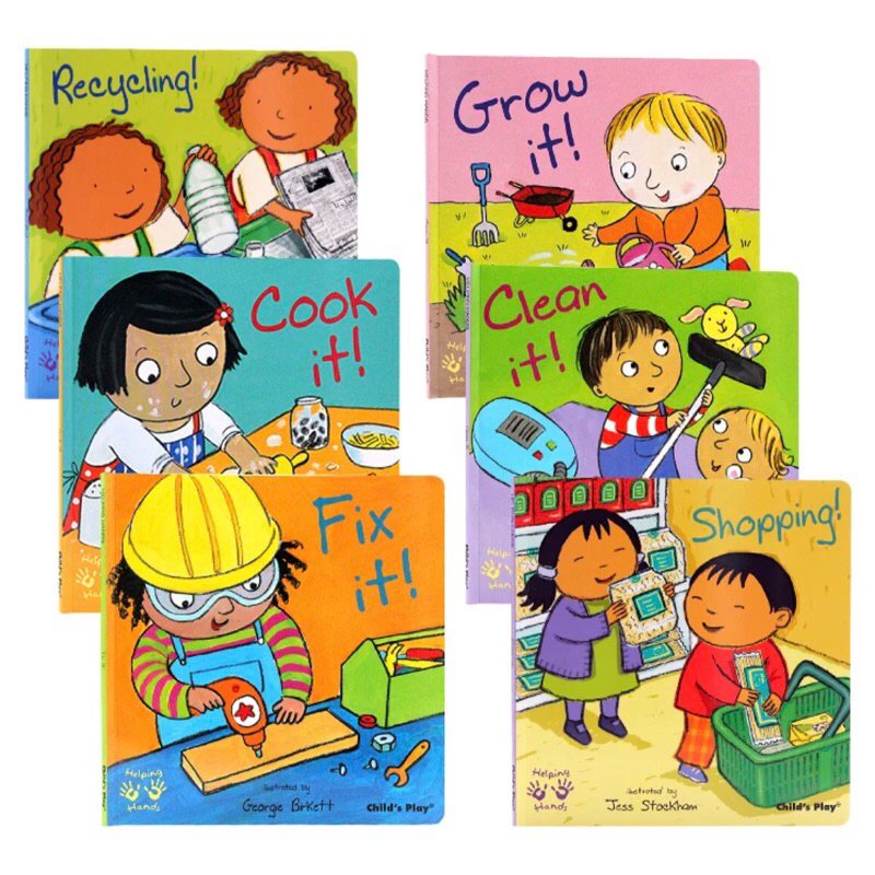 Helping Hands 6เล่มหนังสือเซตสร้าง EF กิจกรรมที่หนูทำได้ ชวนเด็กๆ มา ...