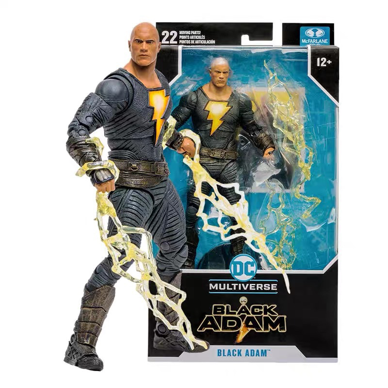 Mcfarlane Toys DC Black Adam Dwayne Johnson Action Figure 18 cm | Shopee Thailand