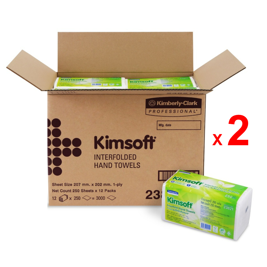 KIMSOFT กระดาษเช็ดมือแบบแผ่น คิมซอฟท์ อินเตอร์โฟล์ด ทาวเวิล รหัสสินค้า ...