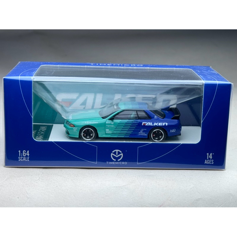 Nissan Skyline R32 Falken เปิดฝากระโปรงได้ Scale 1:64 ยี่ห้อ Timemicro ...