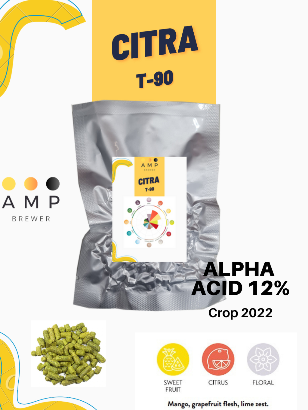 CITRA HOPS PELLETS T90 | Shopee Thailand