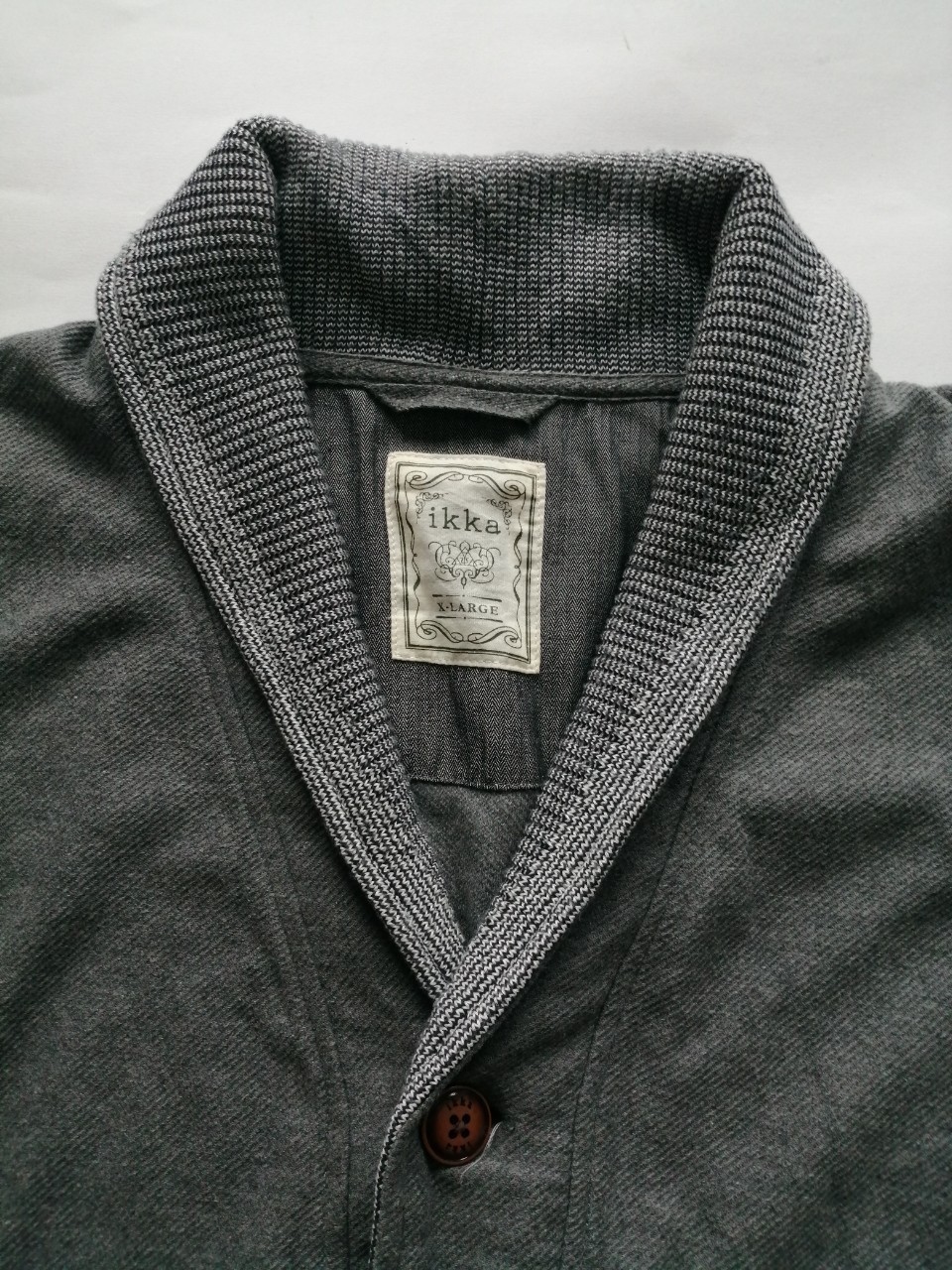0001 เสื้อแจ็คเก็ตเสื้อนอกแขนยาว Long Sleeve Jacket ยี่ห้อ ikka size X LARGE | Shopee Thailand
