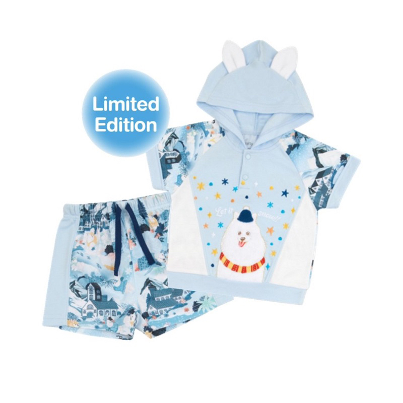 Johnson's x Tilly Milly ชุดเสื้อฮู้ดดี้และกางเกง ไม่รวมโลชั่นนะคะ ...