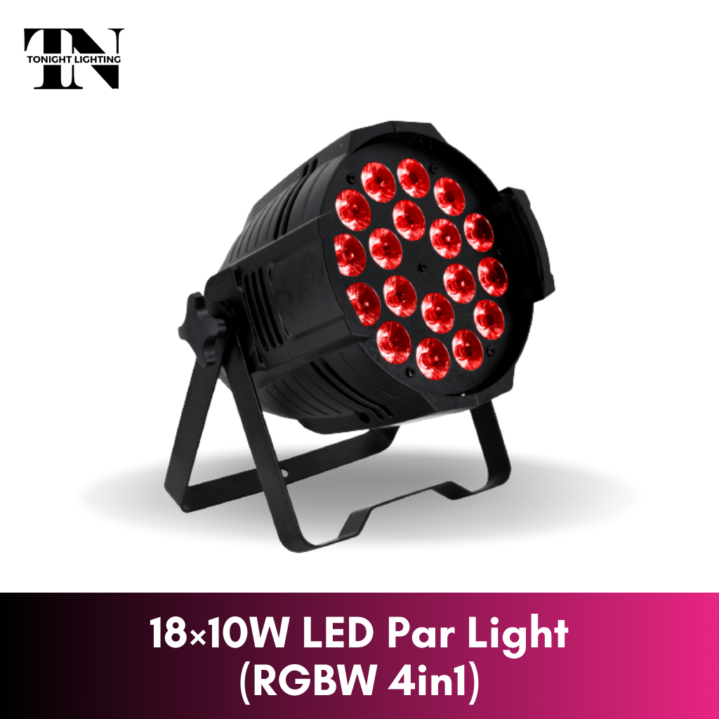 [พร้อมส่ง] ไฟพาร์ แอลอีดี 4รวม1 18x10W LED Par Light (RGBW 4in1) | Shopee Thailand