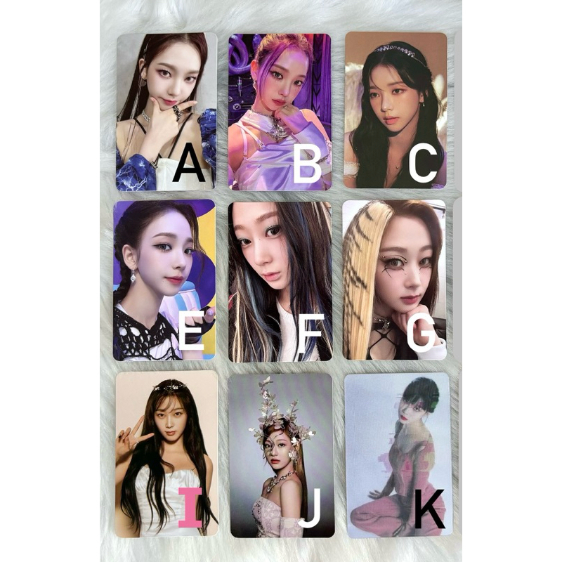 aespa card การ์ด อัลบั้ม Official Savage Girls Spicy Drama Album Photocard Karina Winter Giselle ...