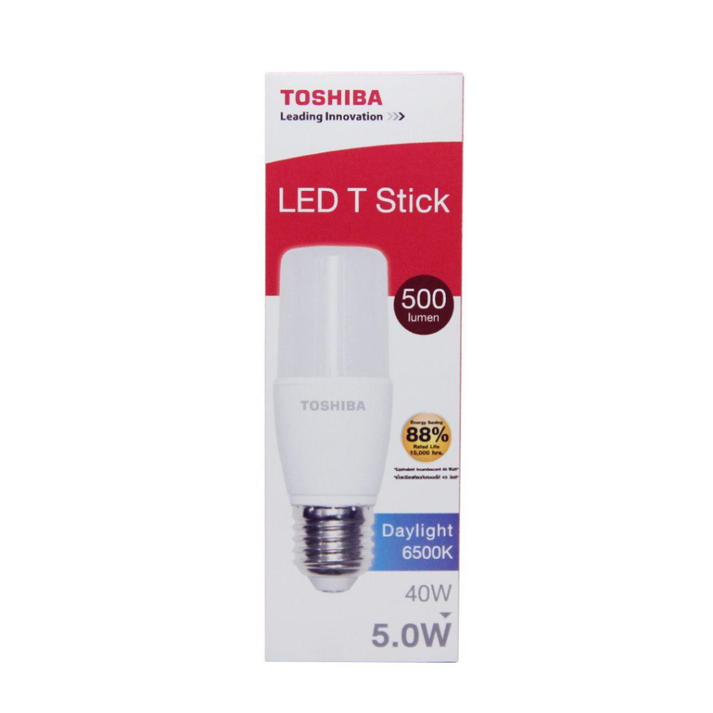 หลอดไฟ TOSHIBA LED STICK T7 20W 15W 11W 5W 8W เดย์ไลท์ วอร์มไวท์ คลู ...