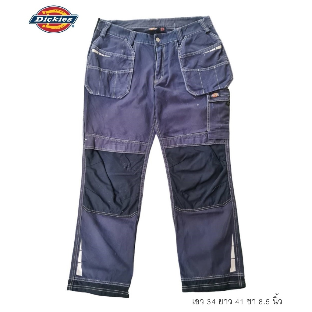Dickies workwear กางเกงช่างมือสองแบรนด์แท้ สีเทา เอว 34 | Shopee Thailand