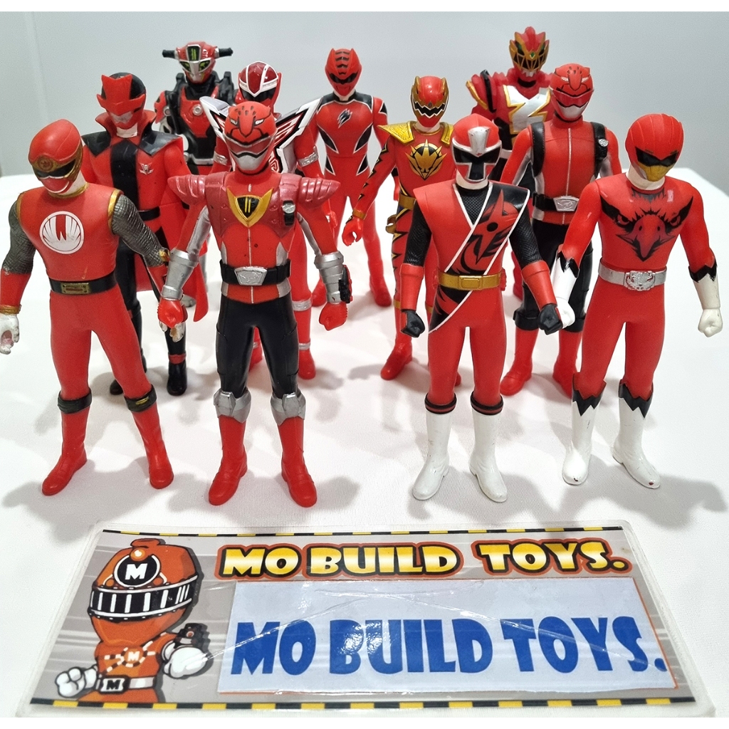Soft Sentai All Red รวมเซนไตสีแดง คละแบบ ขนาด 7 นิ้ว จาก ขบวนการ All ...