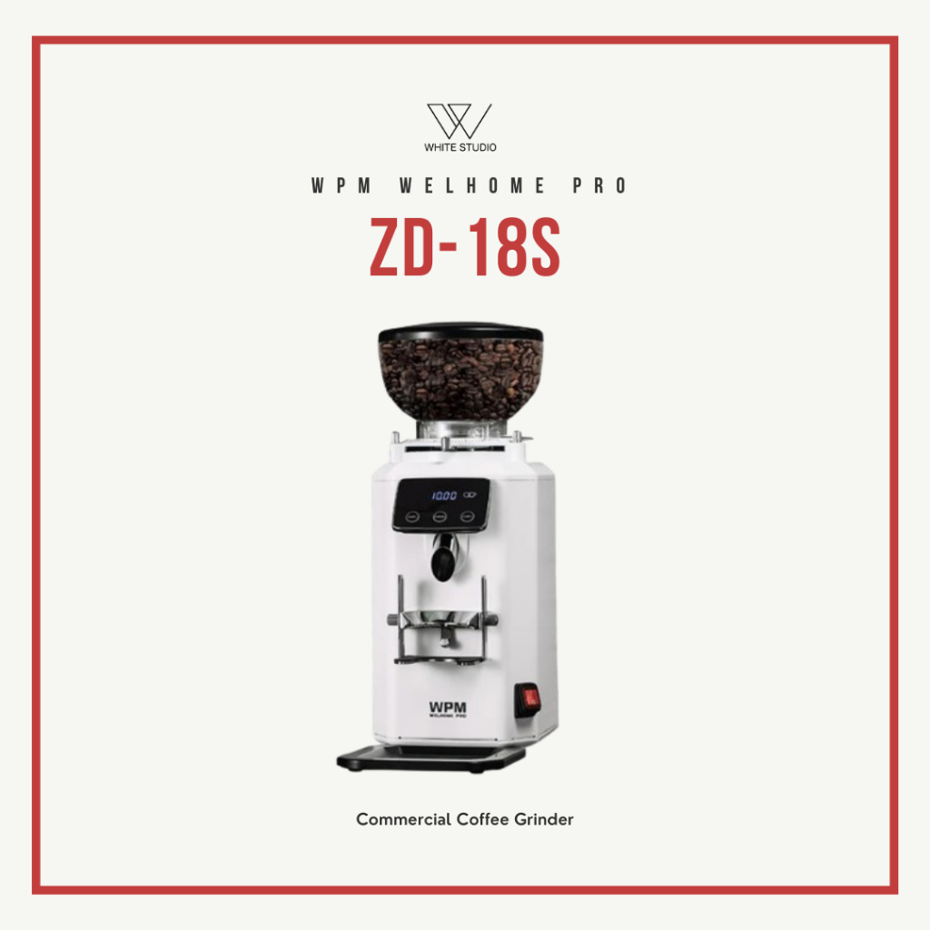 WPM ZD-18S เครื่องบดกาแฟ on demand ขนาดเฟือง 64mm flat burr รับประกันศูนย์ไทย 1 ปี | Shopee Thailand