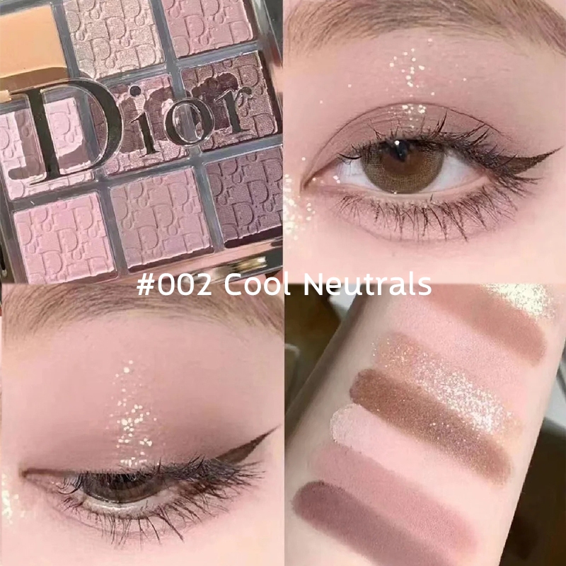 แท้ 💯% Dior Backstage Eyeshadow Palette #001#002 Warm Neutrals Cool Neutrals อายแชโดว์ ดิออร์ พา ...