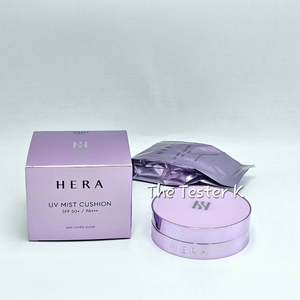 #พร้อมส่ง Exp24/9/26 #คุชชั่นหน้าฉ่ำวาว #Hera – UV Mist Cushion SPF50 / PA +++ 15g | Shopee Thailand