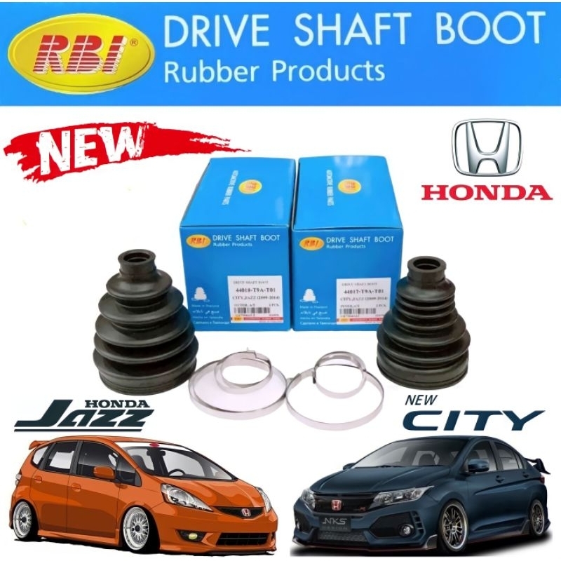 ยางหุ้มเพลา HONDA CITY GM2 JAZZ GE ปี 2008-2014 CITY GM6 JAZZ GK ปี ...