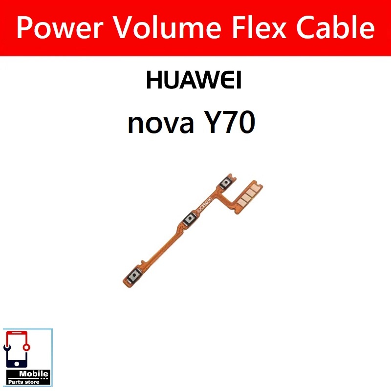 แพรสวิตช์ Huawei Nova Y70 แพรpower แพรปิดเปิด Power&Volume Button Flex ...