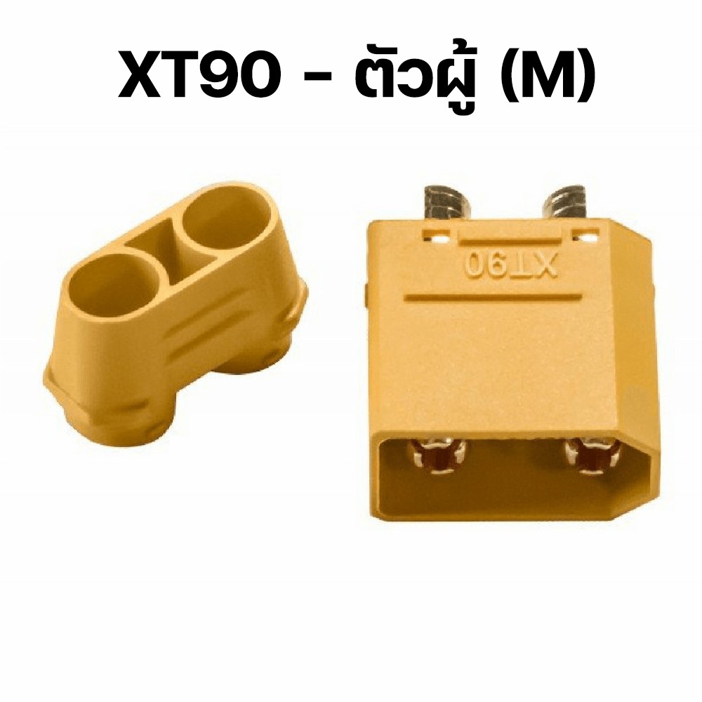 Amass ขั้วต่อแบตเตอรี่ XT30 XT60 XT90 ชุบทอง ผู้-เมีย มีฝาปิด, ปลั๊ก Connectors (XT) | Shopee ...
