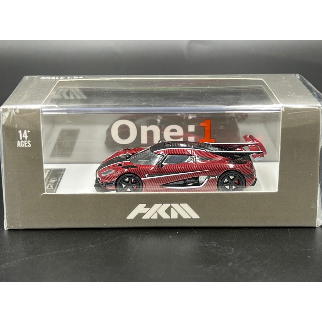 HKM 1:64 Diecast Koenigsegg Agera，One:1 diecast model. Carbon Red ...
