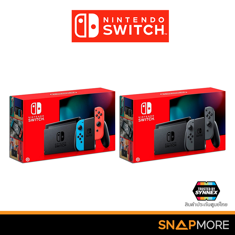 Nintendo Switch Gen2 Neon Red/Blue, Gray (ประกันศูนย์ Synnex) | Shopee ...