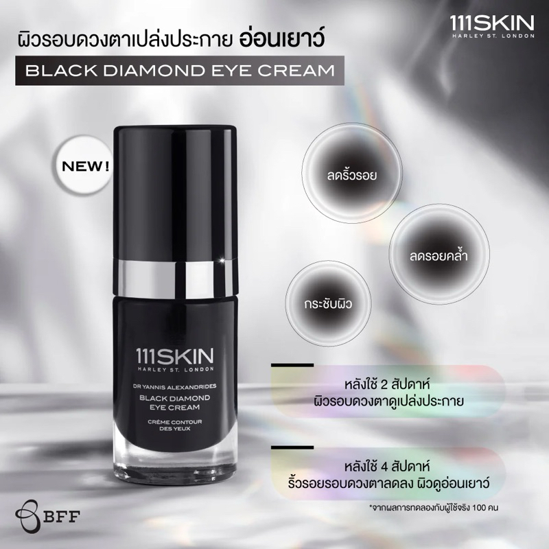สูตรใหม่ 111 Skin Celestial Black Diamond Eye Cream exp.12/2025 | Shopee Thailand