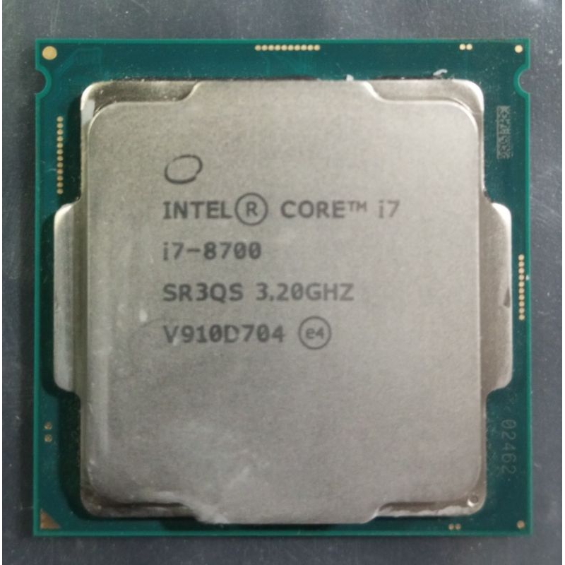 Intel Core i7-8700 3.2GHz 6Cores 12Threads Socket 1151V2 Gen8 | Shopee ...