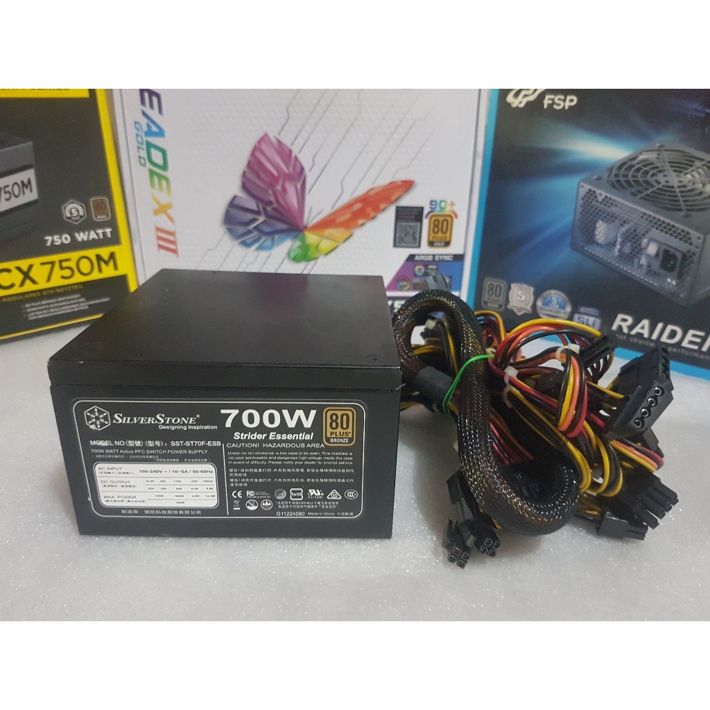 PSU SilverStone 700W 80+Bronze มือ2 / power supply / พาวเวอร์ซัพพลาย ...