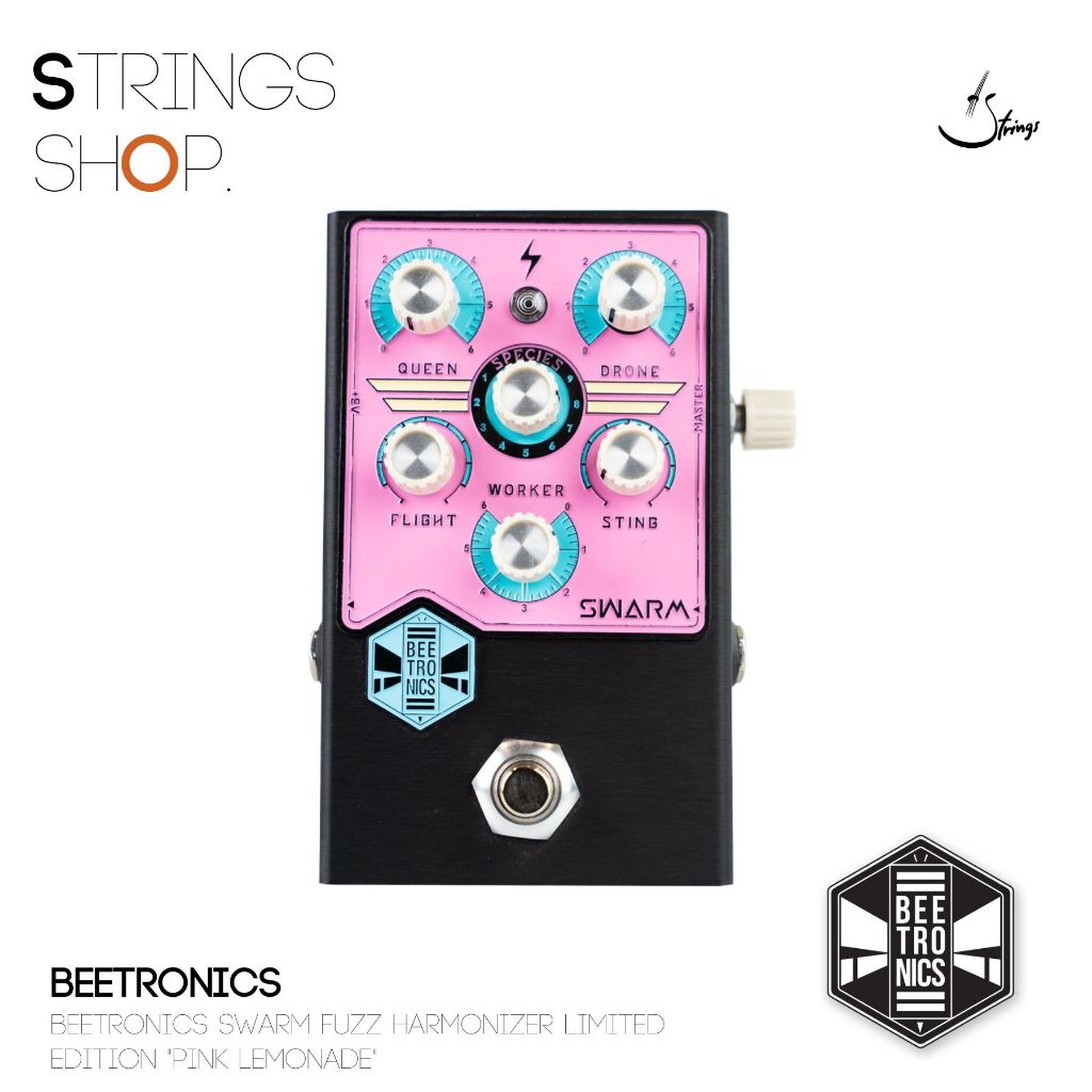เอฟเฟคกีตาร์ Beetronics FX Swarm Fuzz Harmonizer Limited Edition "Pink ...