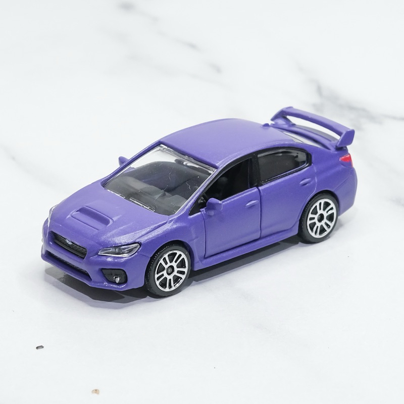 โมเดลรถเหล็ก มาจอเร็ตต์ Majorette Subaru WRX STI สีม่วง สามารถเปลี่ยนสี ...