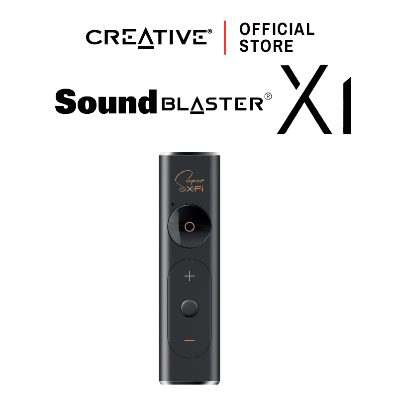CREATIVE SOUND CARD Sound Blaster X1 USB DAC ซาวด์การ์ด Hi-res มาพร้อม ...
