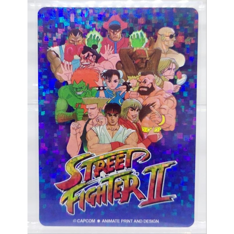 Street Fighter Card การ์ด สตรีทไฟเตอร์ 2 Animate แถมฟรีนิตยสาร TV ...