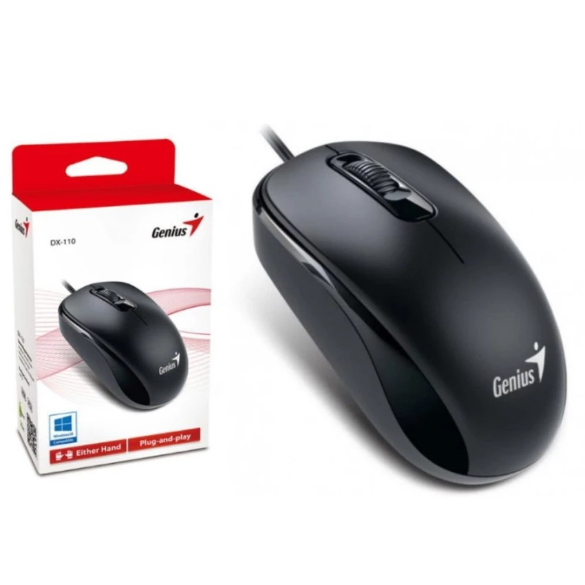Genius Optical Mouse PS/2 รุ่น DX-110 (Black) #841 | Shopee Thailand