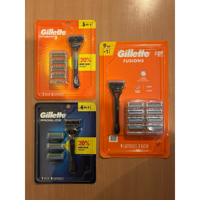 Gillette Razor Handle with Cartridges - Fusion 5/Proglide/Proglide ...