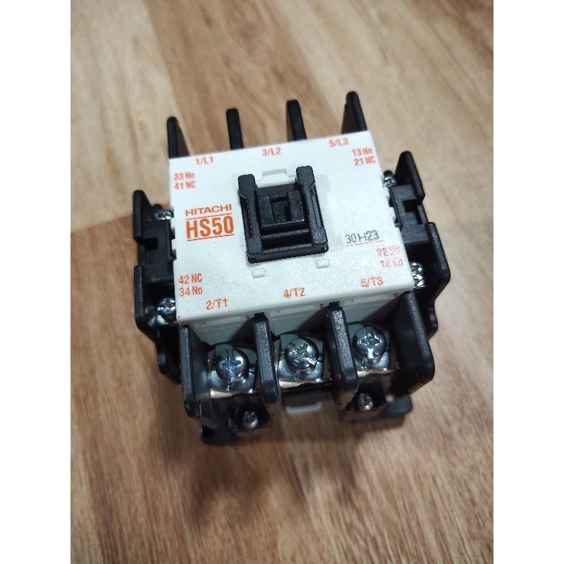 Hitachi Magnetic Contactors แมกเนติก คอนแทคเตอร์ 220V ตัวเลือก HS50 | Shopee Thailand