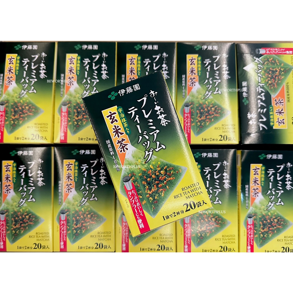 [พร้อมส่ง]Itoen Matcha Green Tea with Roasted Rice 20P อิโตเอ็น ชาเขียว ...