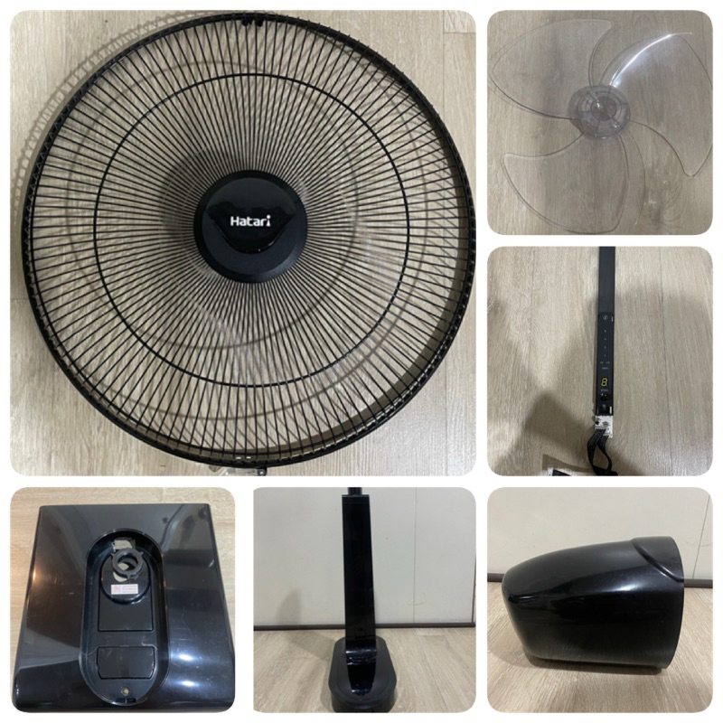 อะไหล่พัดลม HATARI 16 นิ้ว รุ่น HT-S16R2 สีดำ (มือสองของแท้) | Shopee ...