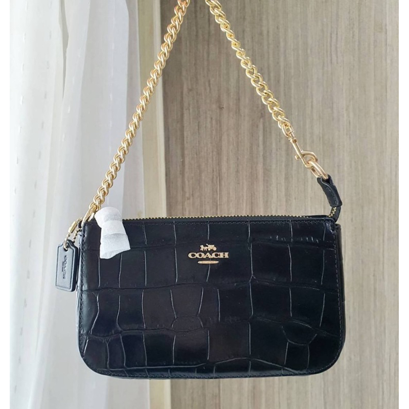 Coach CN382 Nolita 19 Crocodile-embossed leather and smooth leather ...