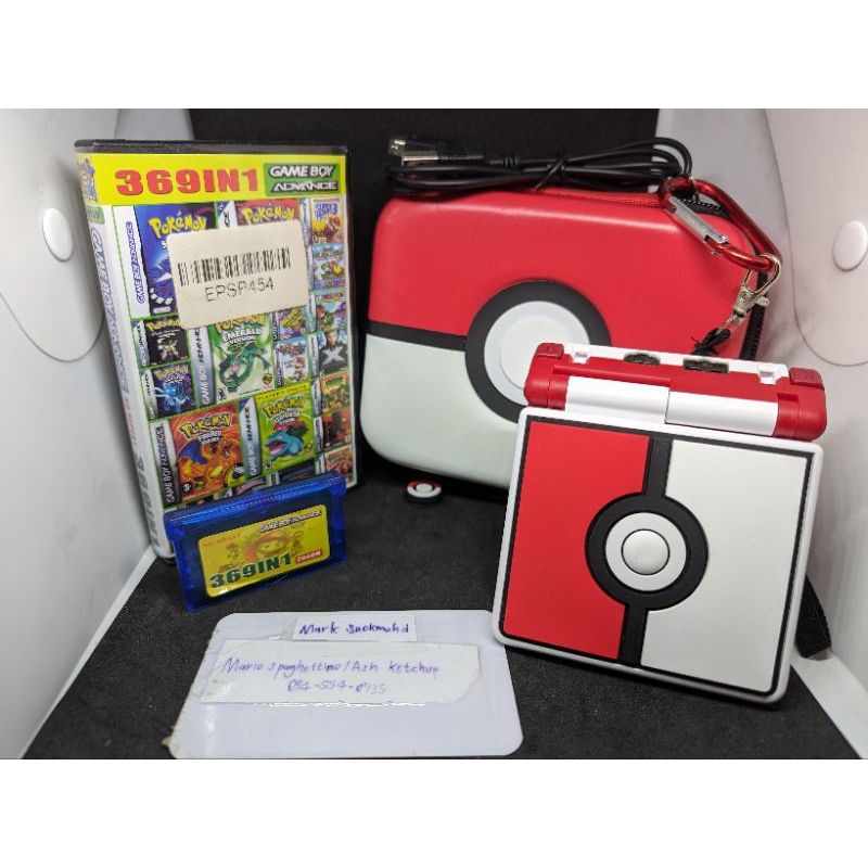 Gameboy Advance SP Brighter PokeBall set | Shopee Thailand