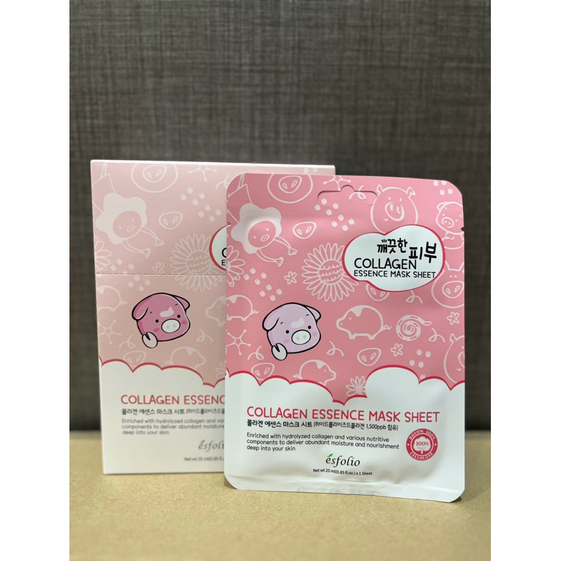 Esfolio Pure Skin Collagen Essence Mask Sheet 25ml. | Shopee Thailand