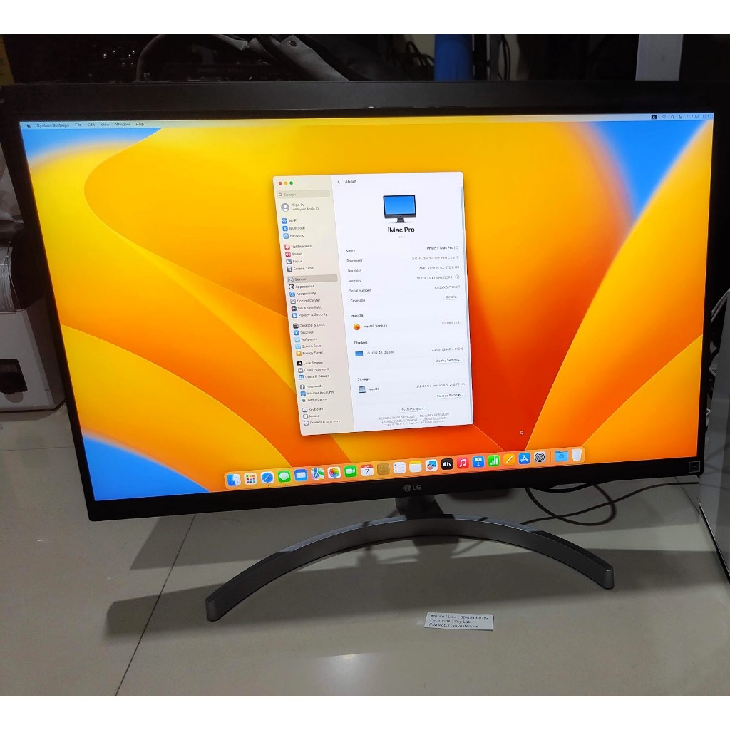 แลก/ขาย จอคอม LG HDR 27นิ้ว ความละเอียด 4K LED IPS สภาพดี ผิวจอด้านลด ...