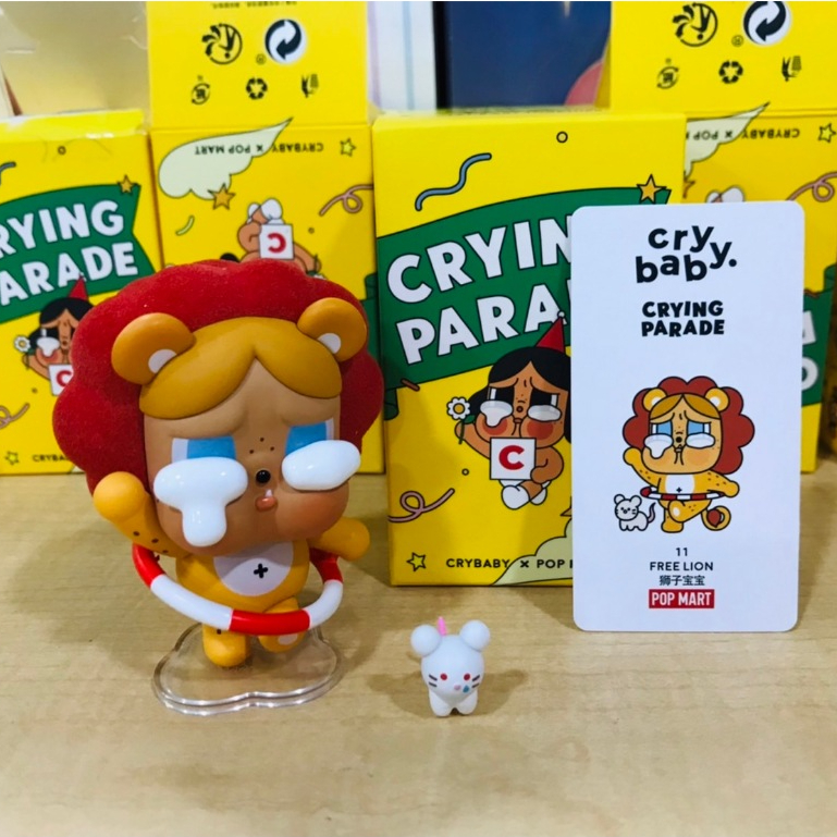 POPMART Cry Baby. Crying Parade 11 Free Lion | Shopee Thailand