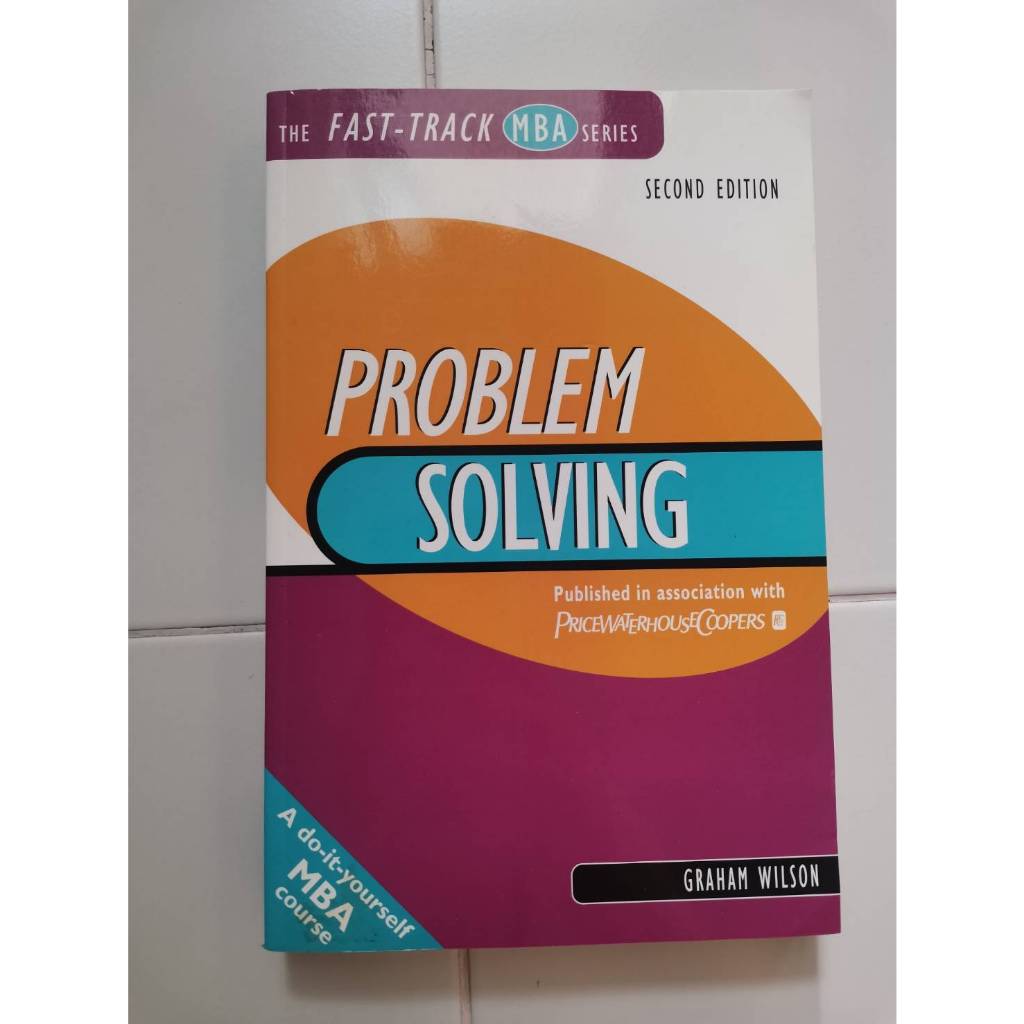 หนังสือภาษาอังกฤษ The Fast-Track MBA Series : Problem Solving มือสอง ...