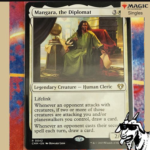 [MTG][Single][CMM] Mangara, the Diplomat ระดับ Rare [ภาษาอังกฤษ ...