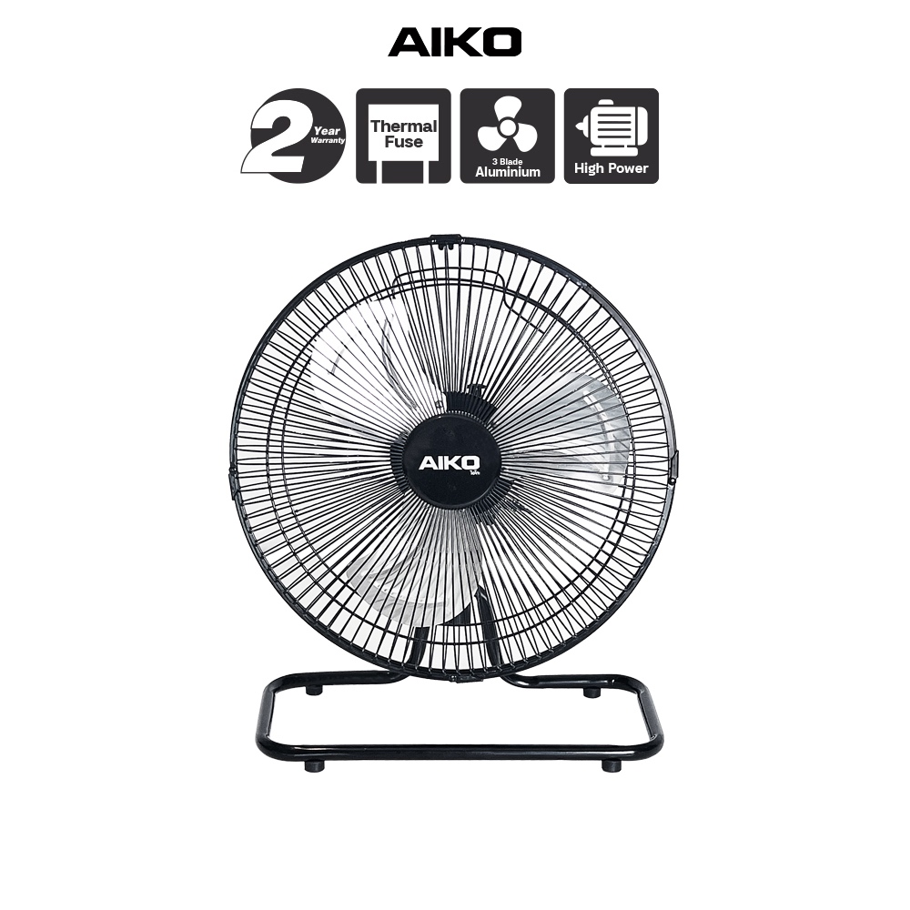 AIKO AVS-212 พัดลมตั้งโต๊ะ 12 นิ้ว ใบพัดอลูมิเนียม Mini Turbo Fan พัดลมเล็ก compact size พัดลม ...