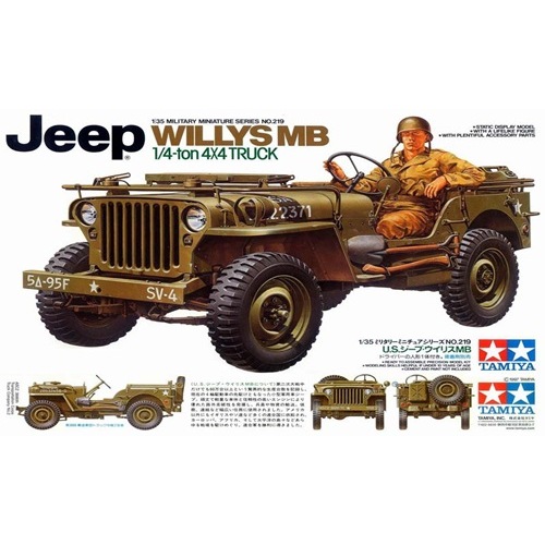 TAMIYA 35219 JEEP WILLYSMB 1/4-TON 4X4 TRUCK [1/35] | Shopee Thailand