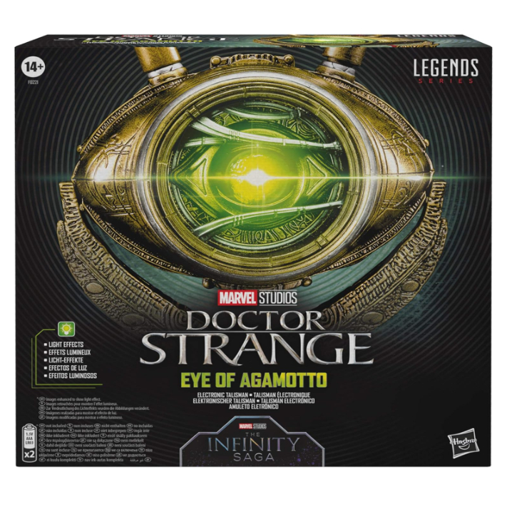 Marvel Legends Series Doctor Strange Premium Role Play Eye of Agamotto ...